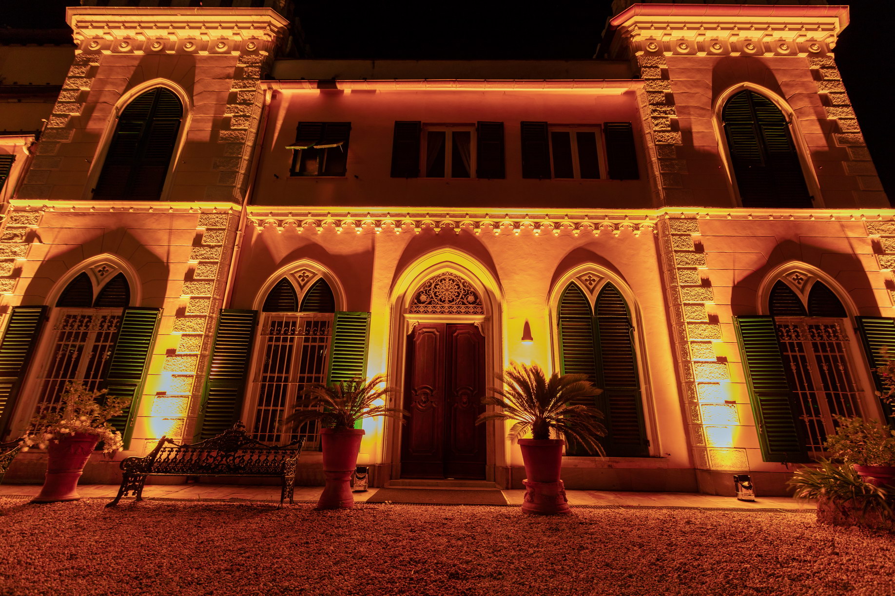 Matrimonio al castello Canevaro di Zoagli in Liguria, service audio e luci