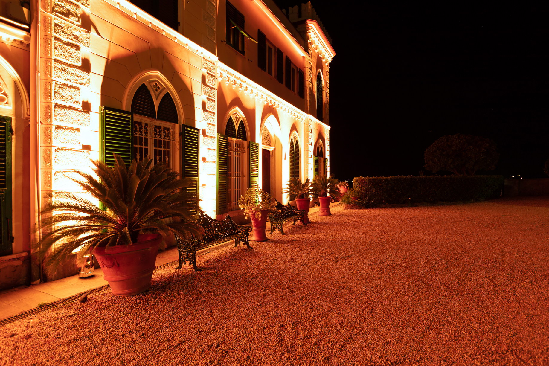 Matrimonio al castello Canevaro di Zoagli in Liguria, service audio e luci
